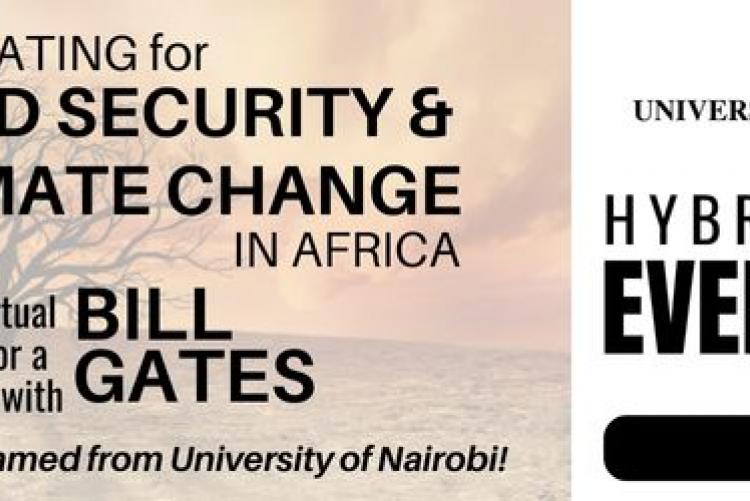 INNOVATING FOR FOOD SECURITY AND CLIMATE CHANGE IN AFRICA TOWN HALL ... INNOVATING FOR FOOD SECURITY AND CLIMATE CHANGE IN AFRICA TOWN HALL ...